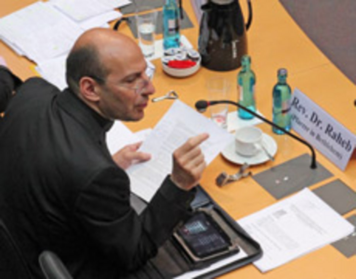 Mitri Raheb im Bundestagsausschuss für Menschenrechte